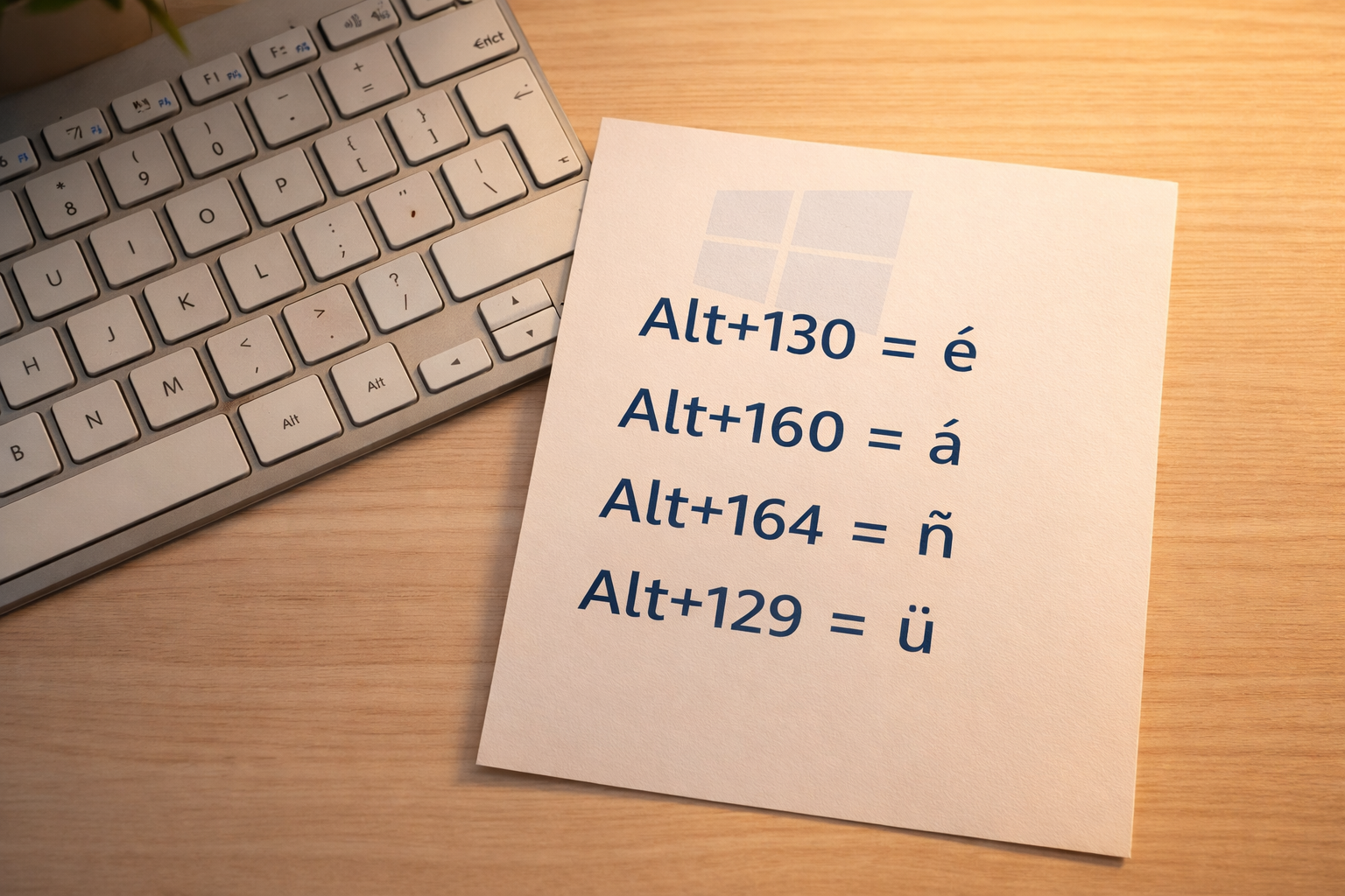 Windows Alt Codes for Accents: The Complete List - Acute Accents